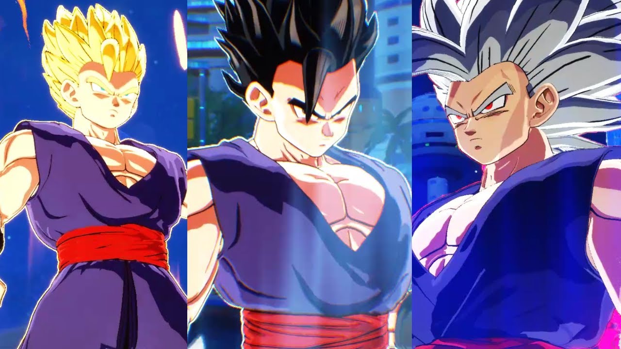 Gohan All Transformations & Blast Attack - Dragon Ball Sparking Zero ...