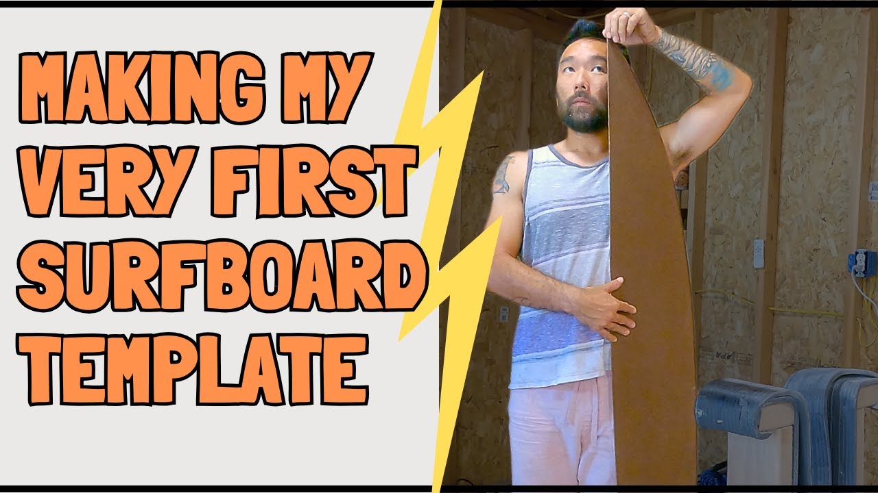 Making a surfboard template DIY - STEP by STEP - YouTube