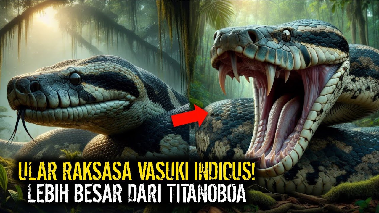 Penemuan Ular Raksasa yang Dijuluki Vasuki Indicus Melebihi ukuran ...