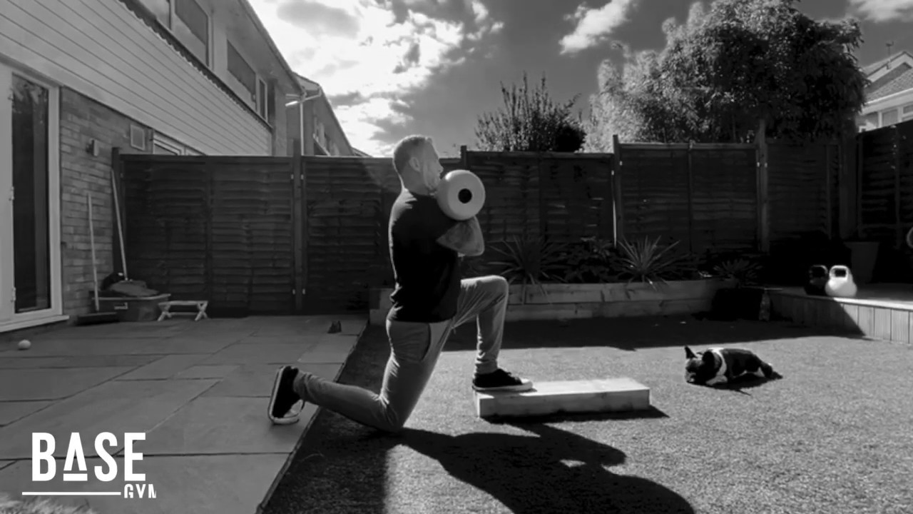 BASE GYM | Deficit Rack Split Squat - YouTube