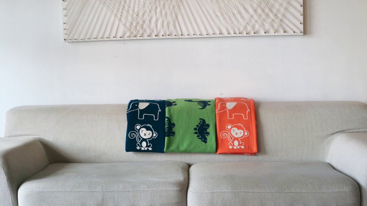 Darzzi - Knitted Throw Blankets - YouTube