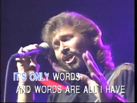 Bee Gees - words (karaoke).mpg - YouTube