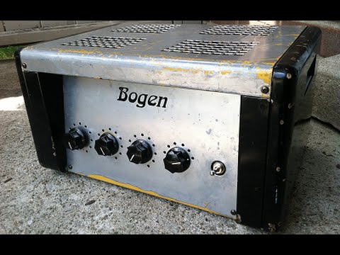 1953 Bogen H30 6L6-Powered Class A/B All-Tube Guitar Head DEMO - YouTube