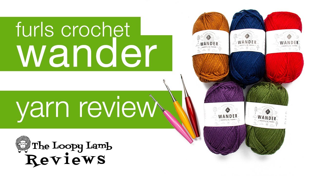 Furls Wander Yarn Review - New Furls Crochet Yarn! - YouTube