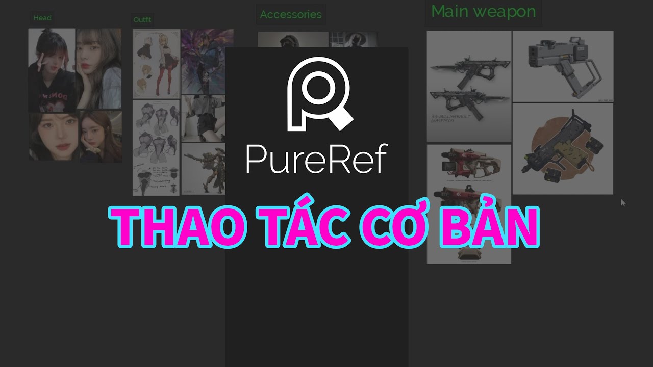 Thao tác cơ bản sử dụng PureRef - YouTube
