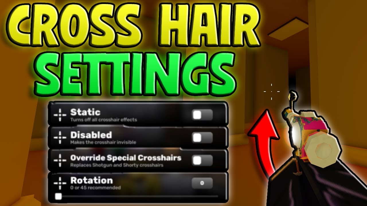 The BEST Crosshair For Rivals Roblox - Roblox RIVALS BEST SETTINGS ...