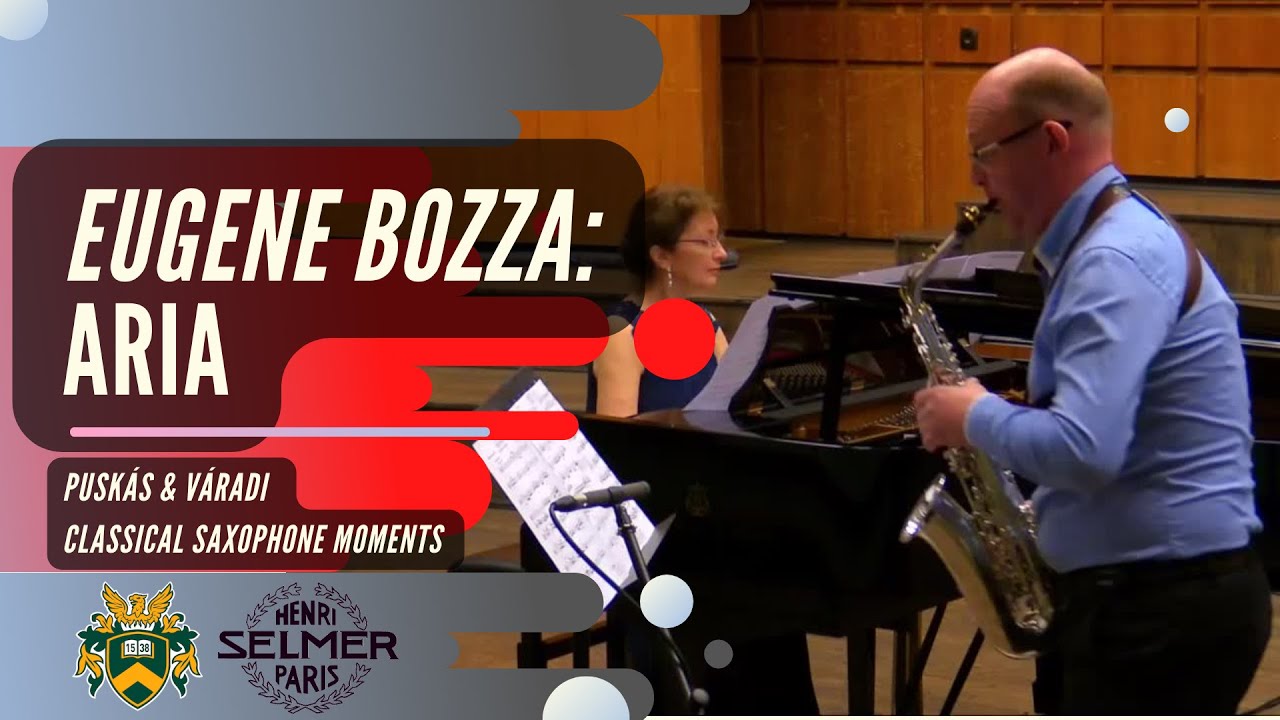 New Season! Eugene Bozza: Aria for Alto saxophone - YouTube
