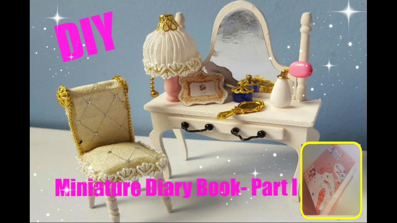 ★DIY Miniature Dollhouse In a Book with Working Lights! (Part 1/2 ...
