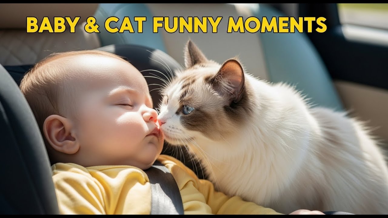 Cutest Baby and Cat Duo - Baby & Cat Moments! - YouTube