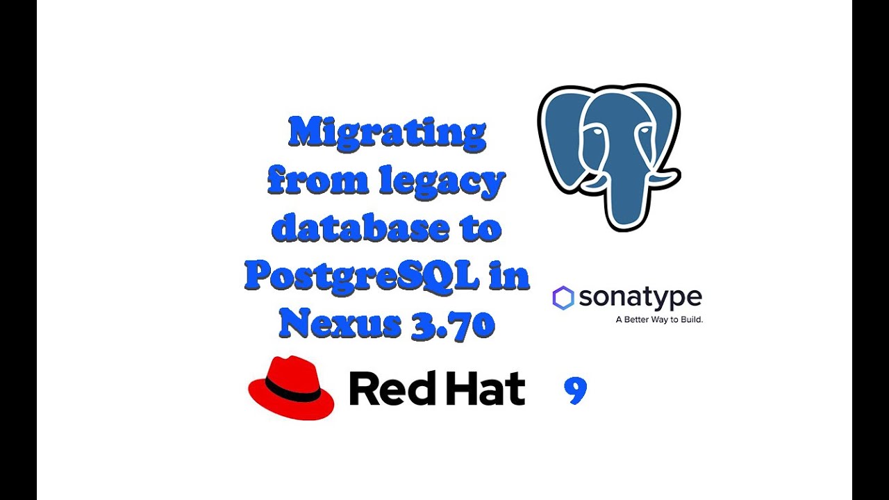 Upgrading to Nexus Repository 3.70.0 Part1: Migrate to PostgreSQL - YouTube