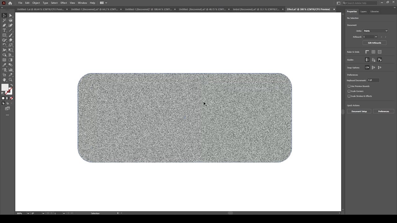 Film Grain Effect in Illustrator - YouTube