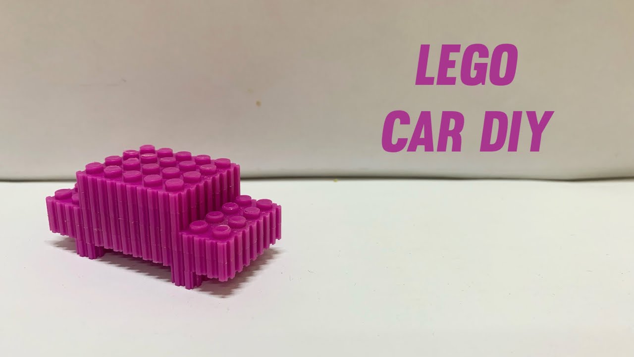 How to Make a DIY LEGO Car - Easy LEGO Car Tutorial - YouTube