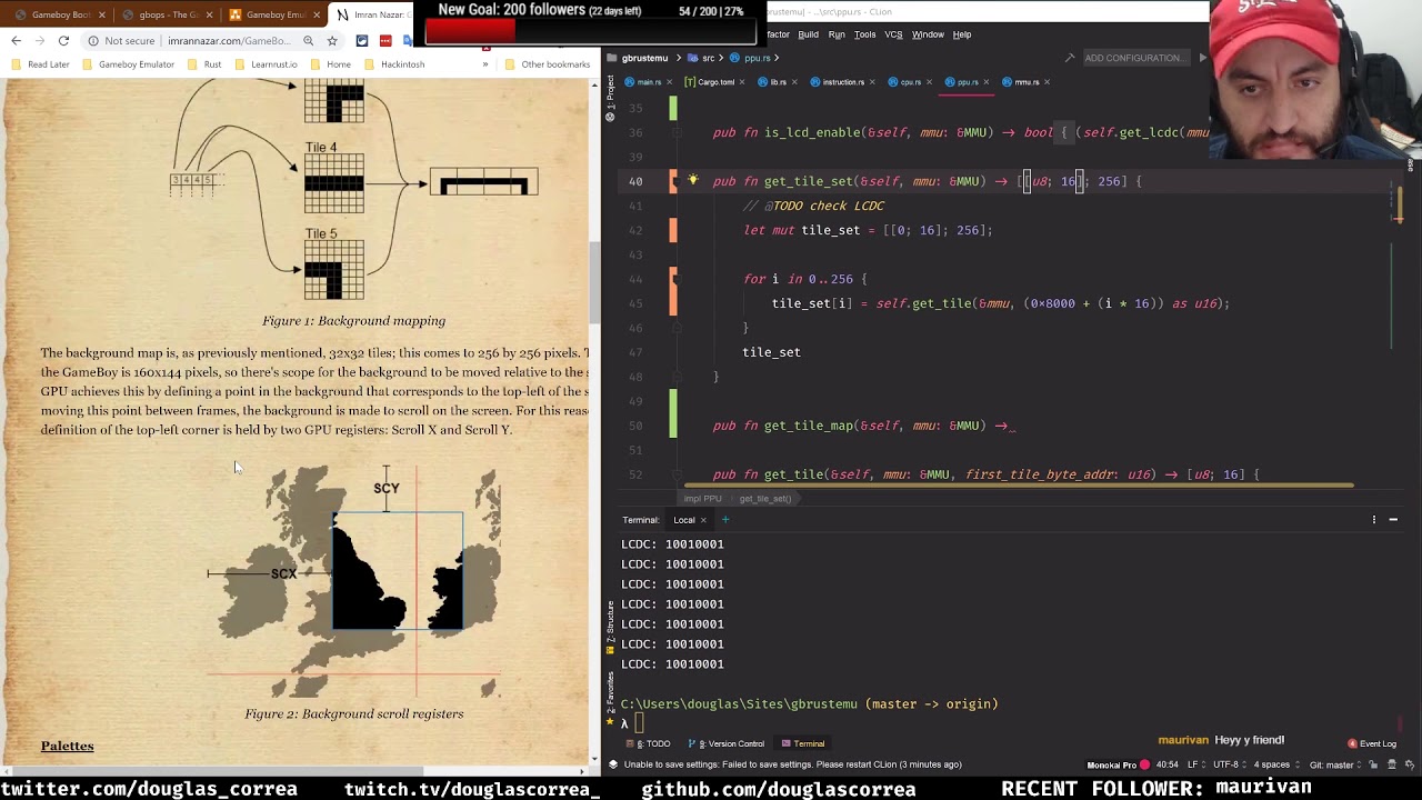 Building A Gameboy Emulator With Rust Programming EP 14 Working On building-a-gameboy-emulator-with-rust-programming-ep-14-working-on