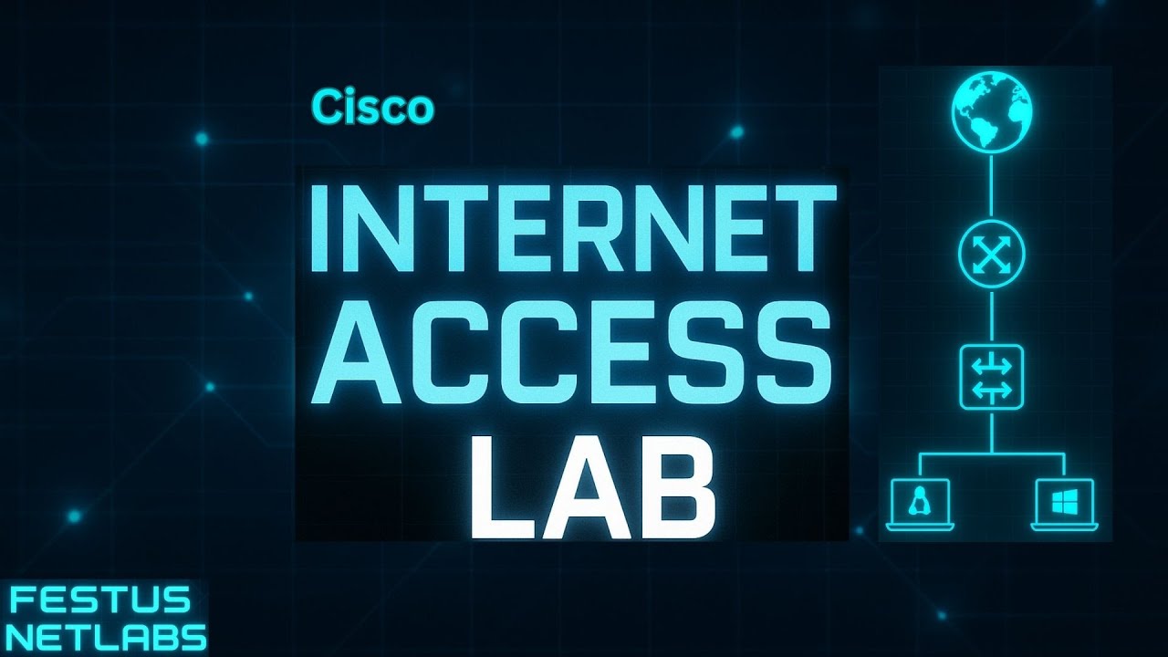 Internet Access Lab: Configure Cisco IOS Router with Access-list, NAT & DHCP for internet - YouTube