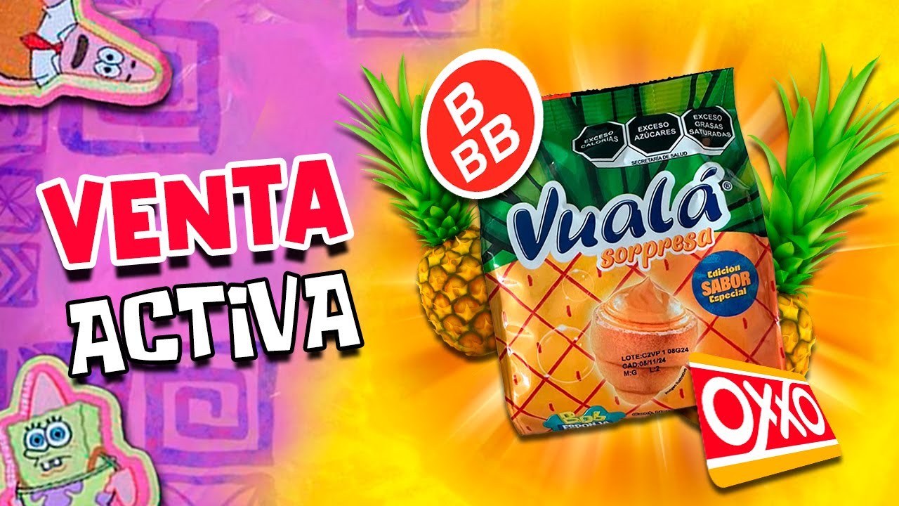 🍍¡YA SE ESTAN VENDIENDO!🥐 VUALA SABOR PIÑA! Vuala Bob Esponja - YouTube
