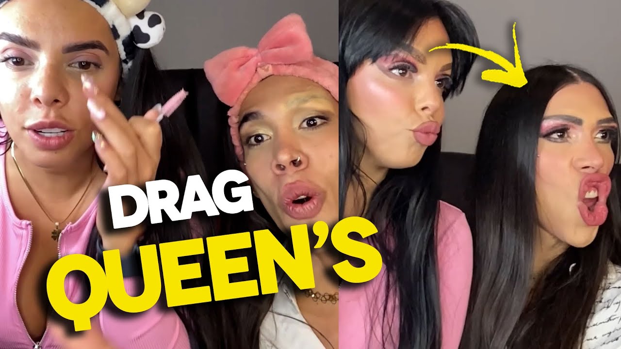 La BRANDON me MAQUILLÓ COMO ÉL 😳👇 (Maquillaje DRAG QUEEN) | Andrea Soto ...