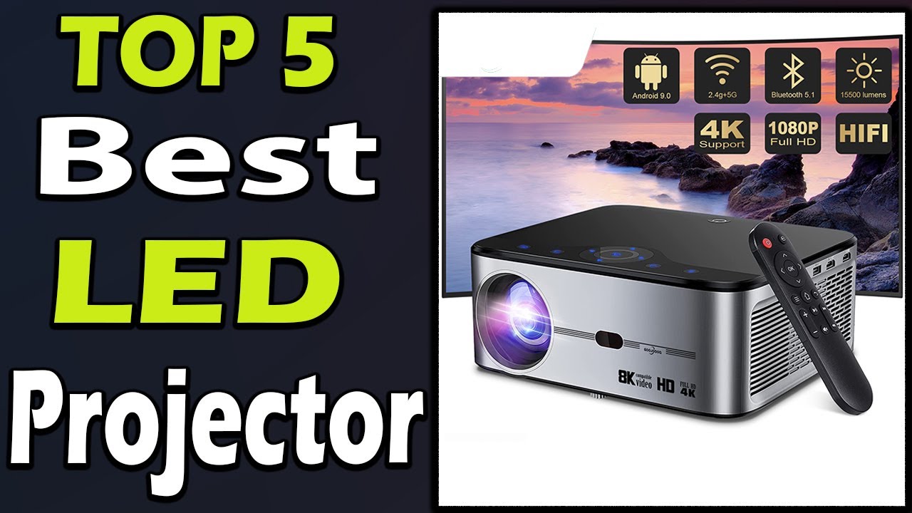 TOP 5 Best LED Projectors Review 2024 - YouTube