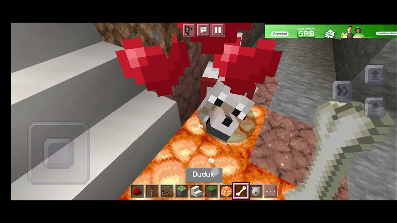 Cara buat rumah di tanah di minecraft - YouTube