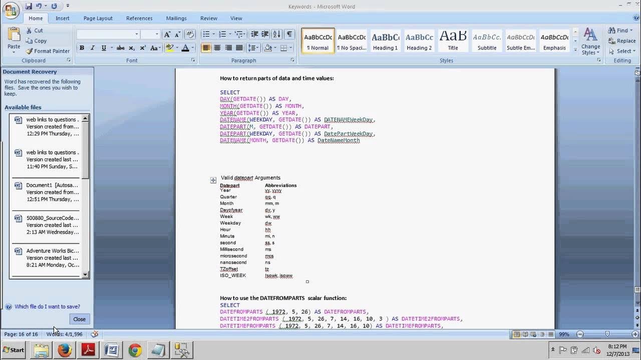 SQL Server Tutorial 42: Built in scalar functions - YouTube