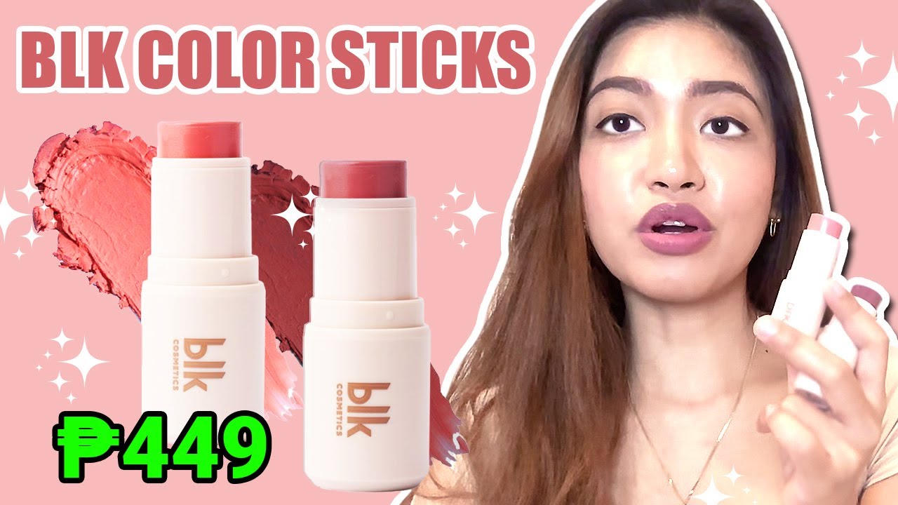DESERVE! | BLK Cosmetics Color Sticks Review + Swatching - YouTube