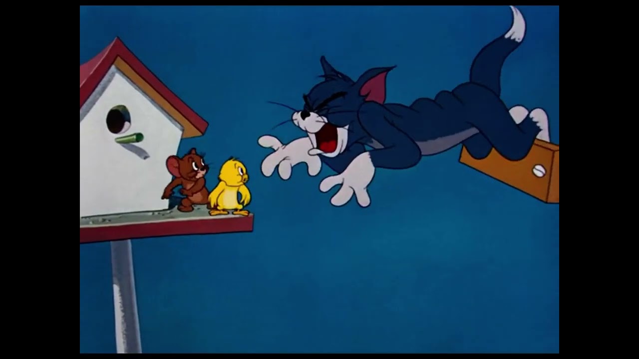 Jerry Mouse and the canary stomp on Tom's fingers - YouTube