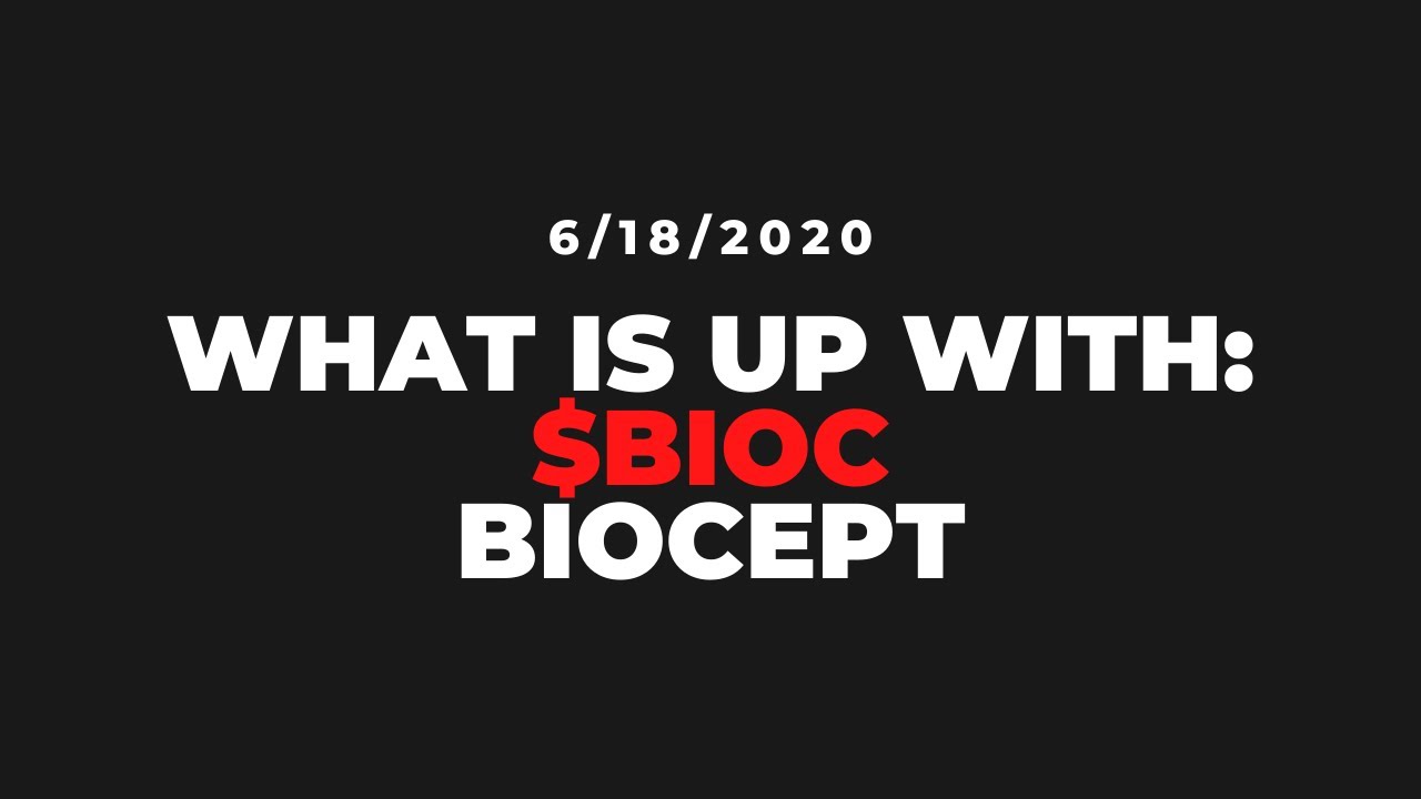 What is going on with $BIOC (Biocept)???? - YouTube