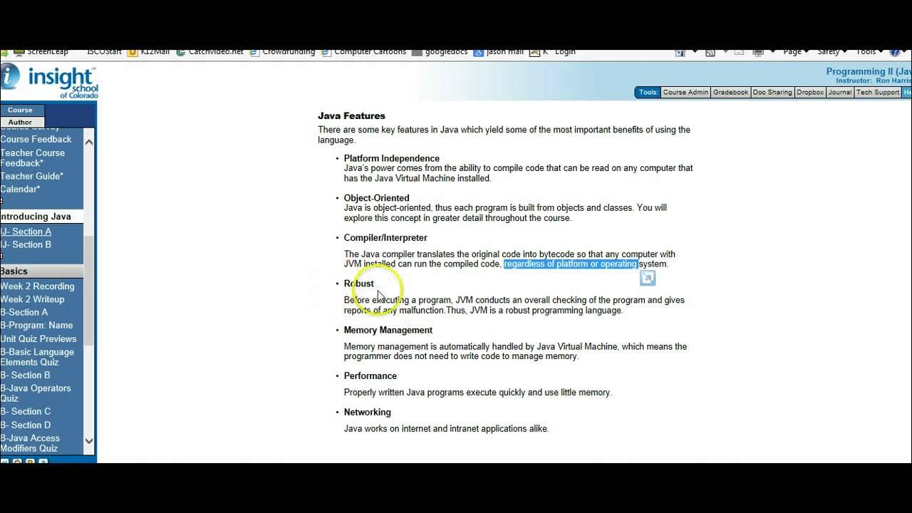 Java Prog Introducing Java unit recording - YouTube