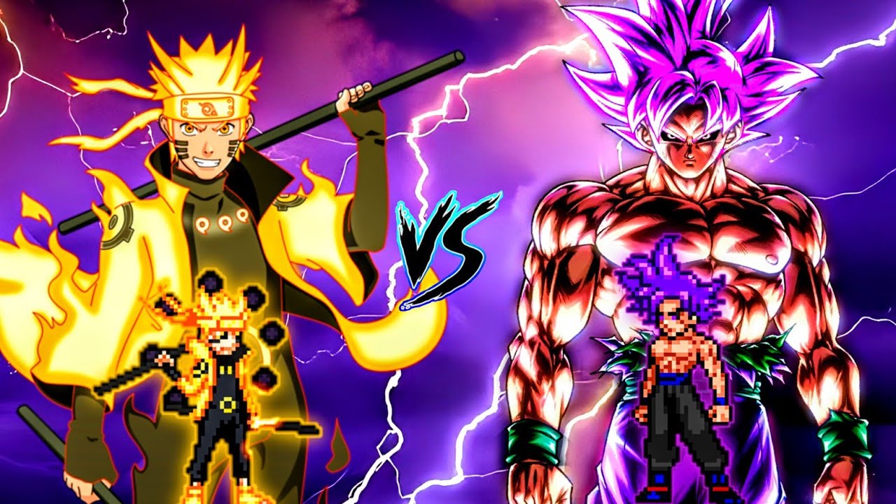 Naruto V3 OP (all form) (New) VS Goku 1000 Yr Old OP (all form) in Jump ...