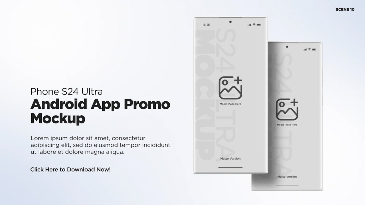 Android Phone Mockup App Presentation - After Effects Template - YouTube