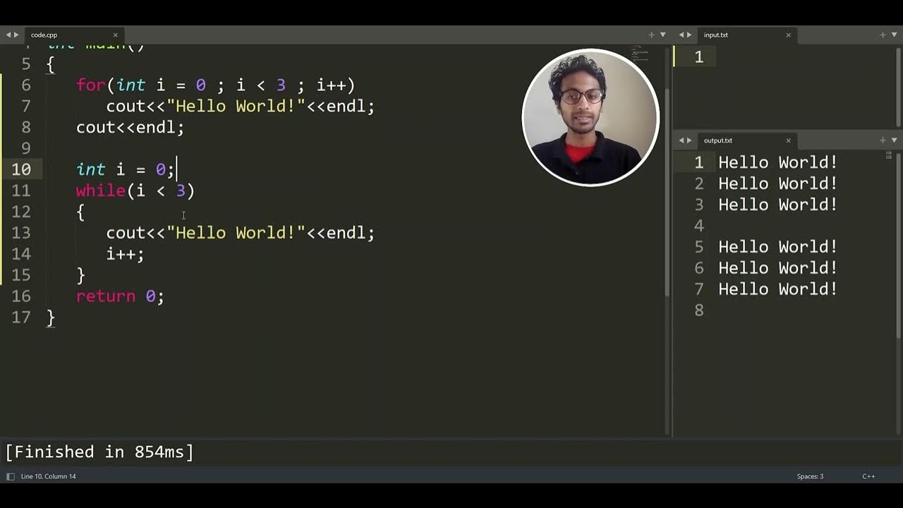 Loops - 1 | for loop, while loop, do-while loop | C++ | Rishabh Bafna | P3 Batch 1.0 - YouTube