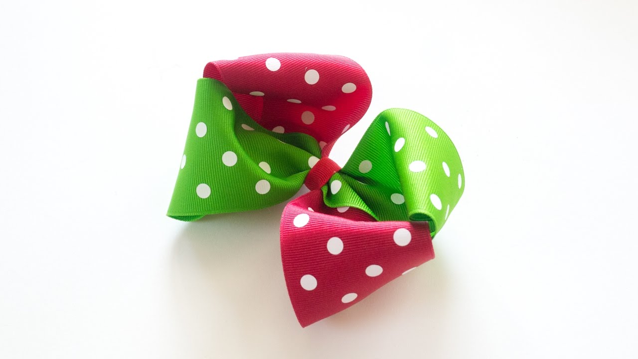 Rabom Two Tone Fluffy Boutique Bow for Christmas - YouTube