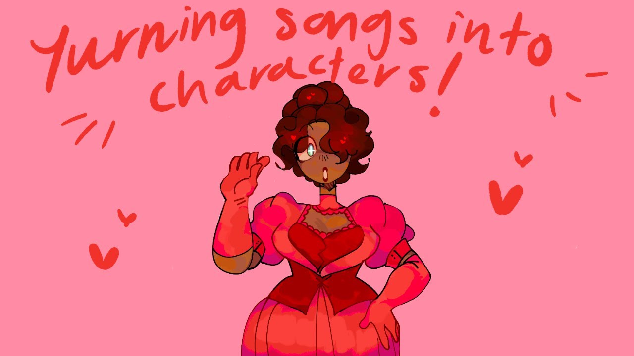 turning songs into characters part five 🍇 - YouTube