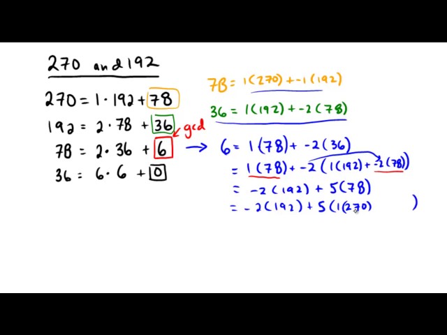Euclidean Algorithm Examples Number Theory How Can I Do The Euclidean Algorithm Examples Number Theory How Can I Do The