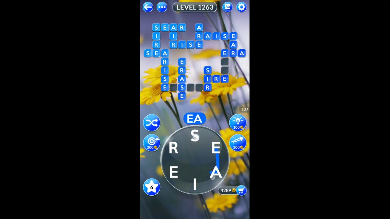 WORDSCAPES IN BLOOM LEVELS 1261 - 1270 masaya ang mga salita - YouTube