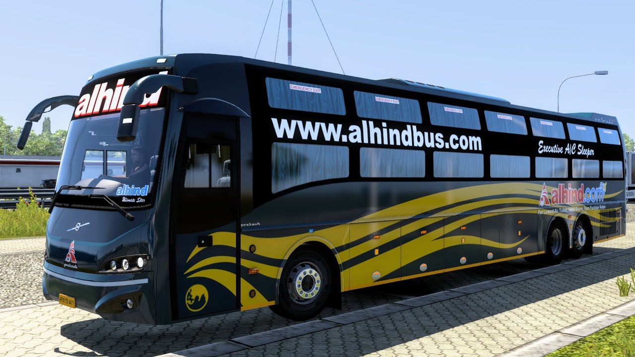 Alhind Travels | Prakash built Volvo Celeste B11R AC Sleeper bus mod ...