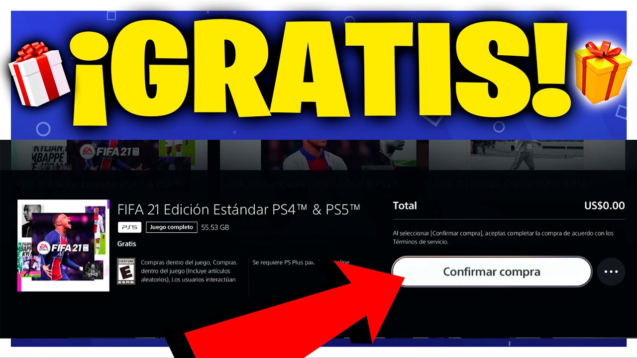 CORRE CONSIGUE FIFA GRATIS PLAYSTATION!!💥 - YouTube