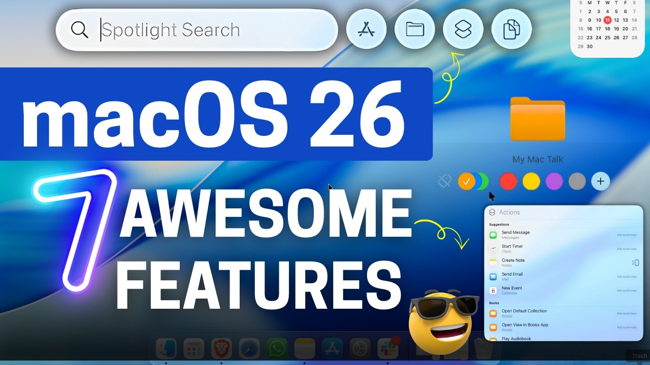 7 Impressive Features of macOS 26 Tahoe - macOS New Update Features ...