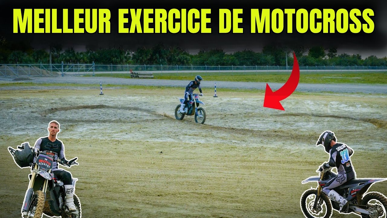 Comment pratiquer l'exercice de motocross Figure 8 ! Le micro est ...