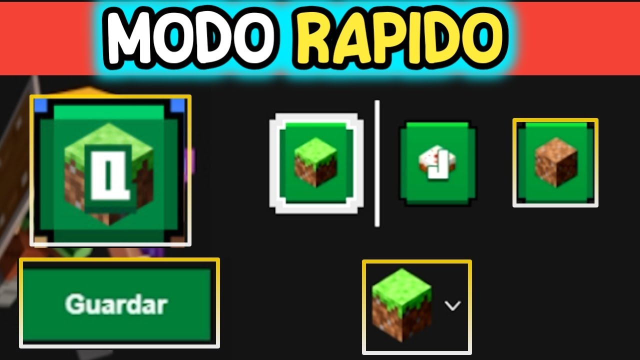 El NUEVO modo RAPIDO de minecraft ha llegado! - YouTube