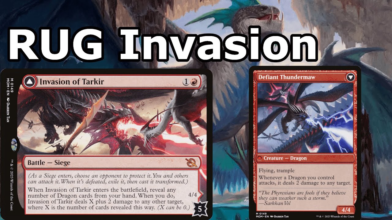 BATTLES INVADE LEGACY! RUG Dragon Battle (Invasion of Tarkir RUG Delver ...