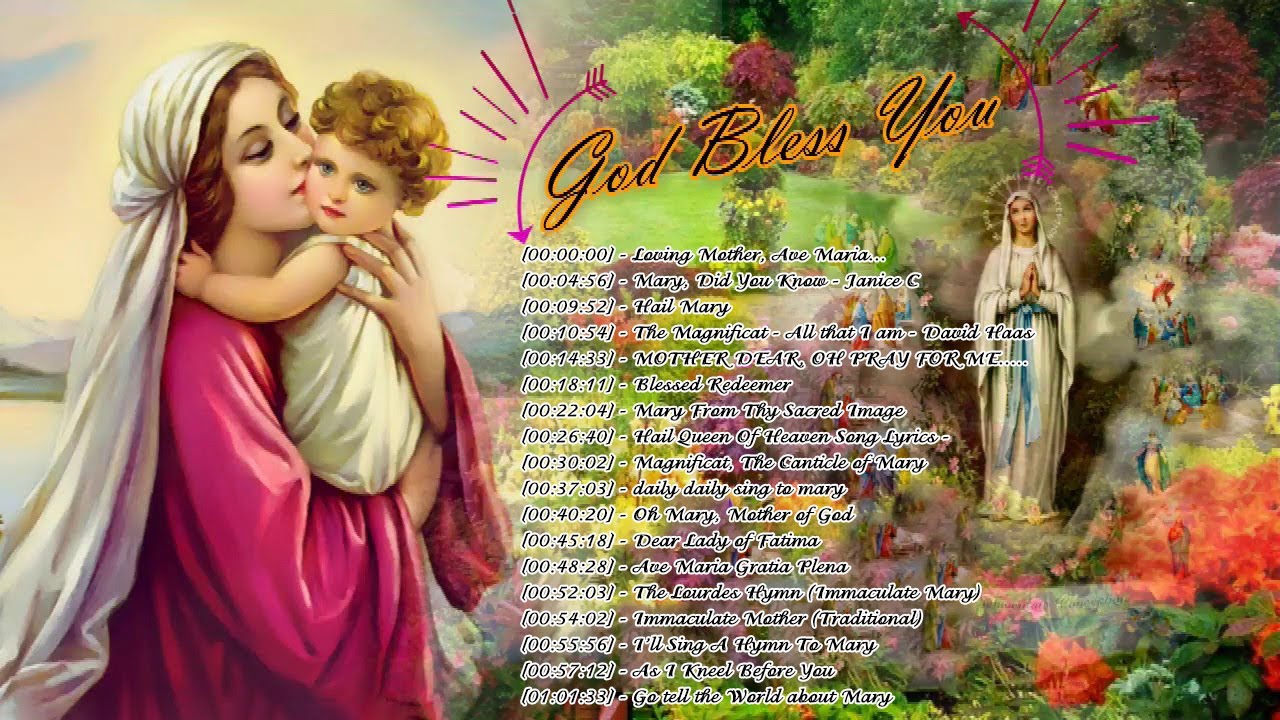 Mother Mary Songs - Marian Songs Catholic - Songs To Mary, Holy Mother ...