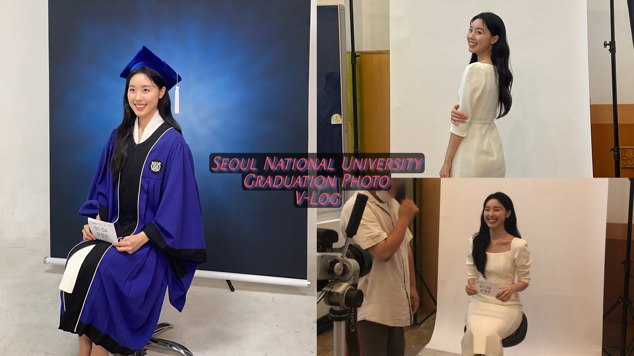 서울대학교 졸업사진 브이로그👩🏻‍🎓🎓/ Seoul National University Graduation Photo V-Log ...
