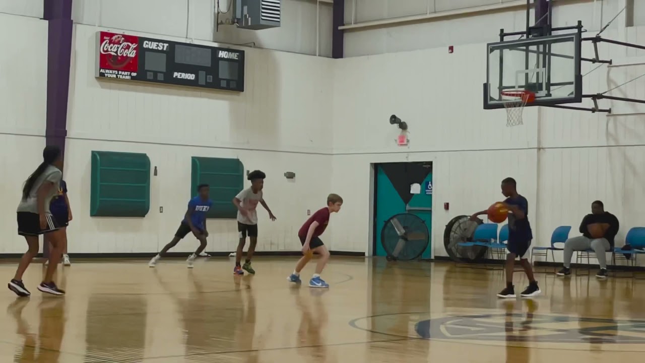 4v4 Basketball Pickup Game Highlight - YouTube