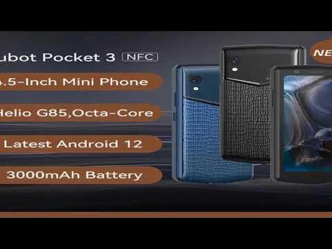 Cubot Pocket 3 4.5" Mini Smartphone Android 12 4GB+64GB Dual Nano SIM Card 3000mAh Battery 20MP ...