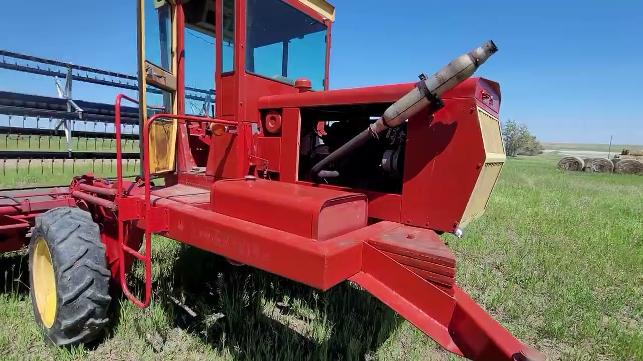 for sale 2022 versatile 400 swather - YouTube