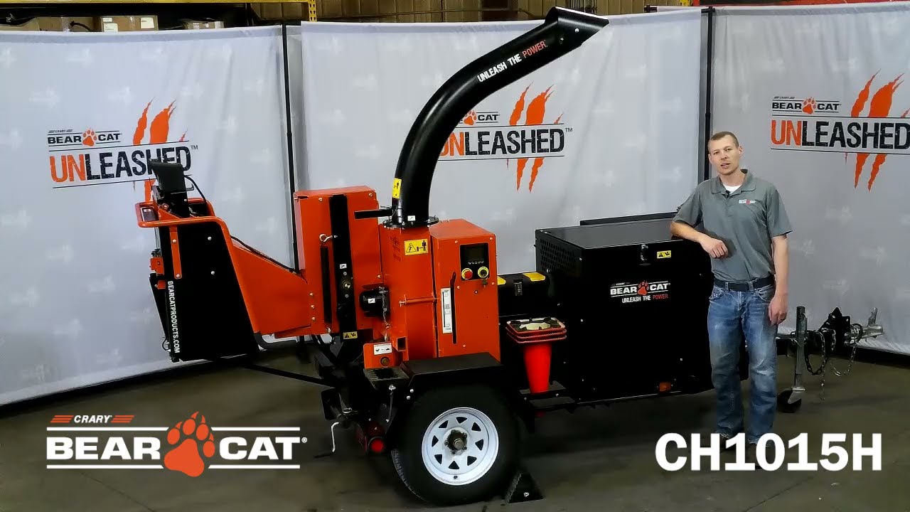 Crary® Bear Cat® CH1015H Chipper - YouTube