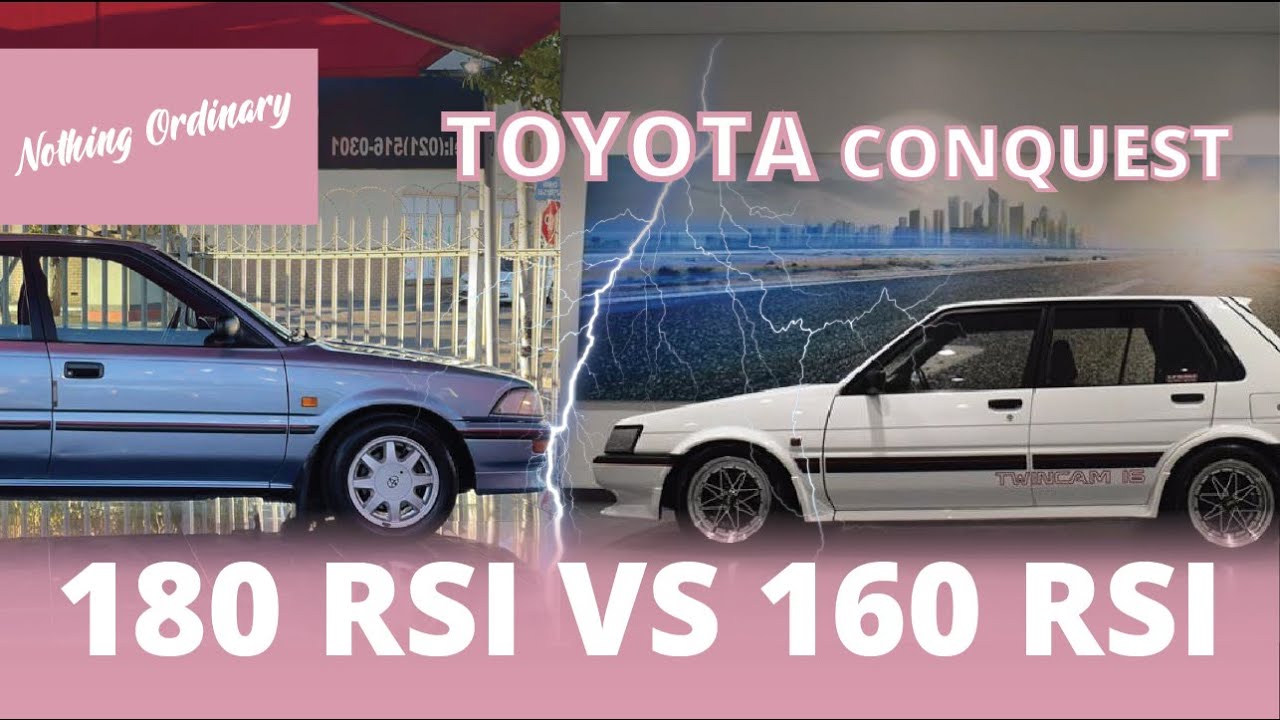 Toyota Conquest 160 RSI Vs 180 RSI SA Icons VS Edition YouTube