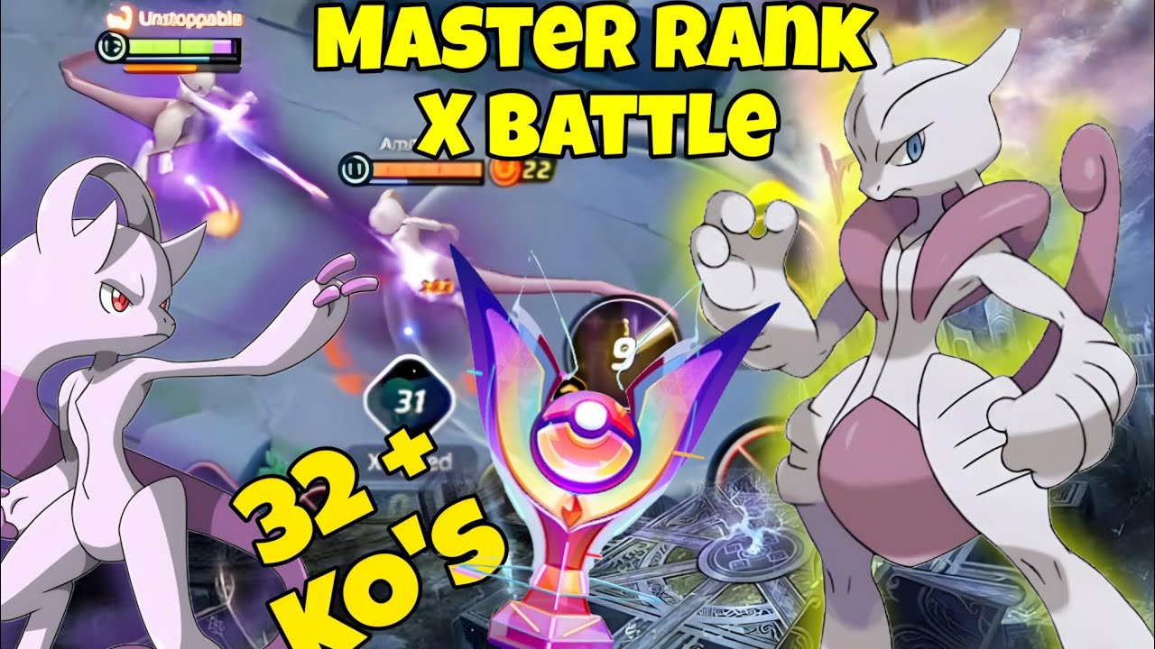 Mewtwo vs Mewtwo full Crazy Battle in Pokemon unite | Mewtwo Pokemon ...
