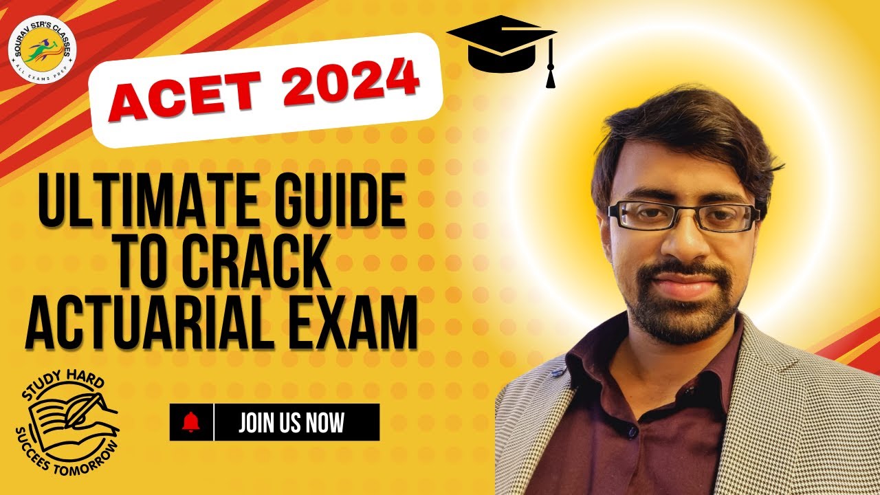 ACET 2024: Complete Actuarial Exam Guide | CS1 | CM1 | IFoA | SOA | CAS ...
