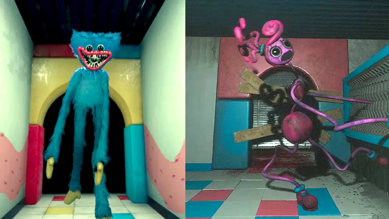 Chasing Game Huggy Wuggy VS Mommy Long Legs - YouTube